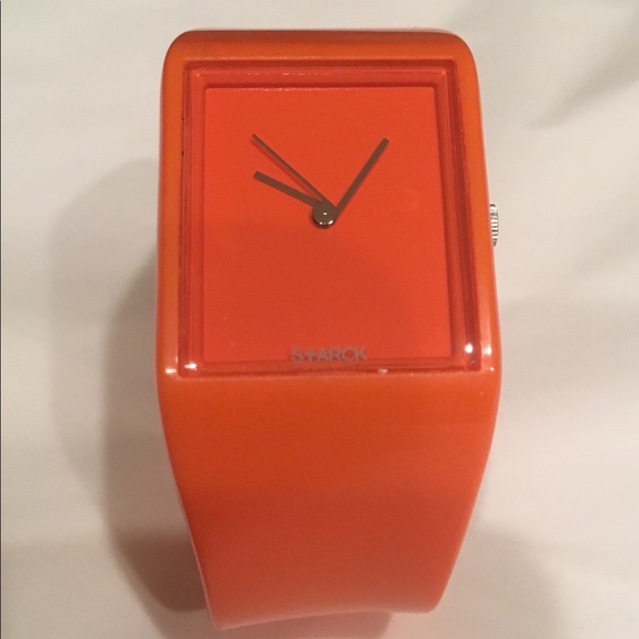 Fossil | Accessories | Fossil Starck Economique Orange Watch Nwt | Poshmark
